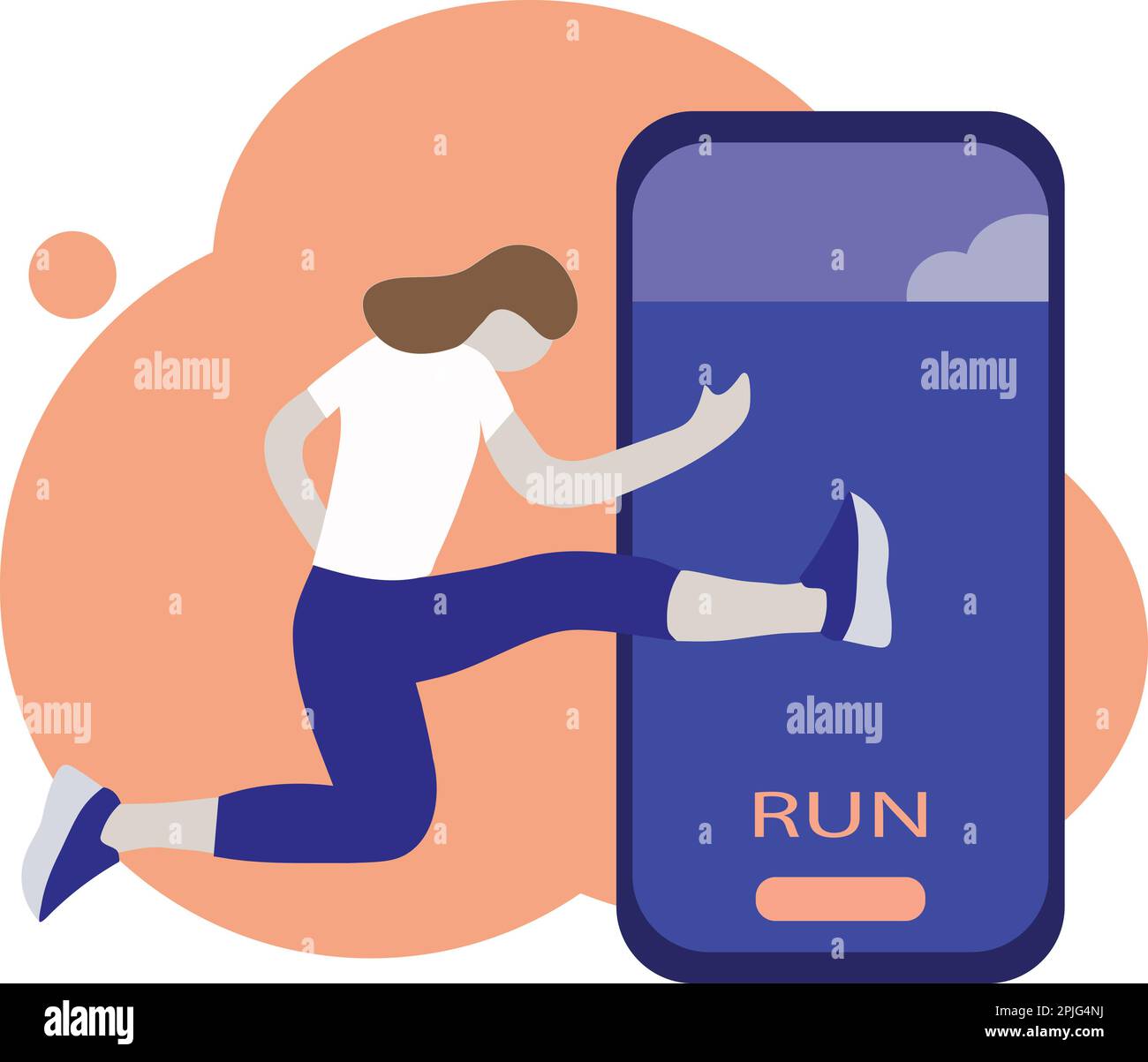 Online Coach Exercise Fitness Concept Flat Illustration Stock Photo - Alamy Online Coach Exercise Fitness Concept Flat Illustration Stock Photo - Alamy