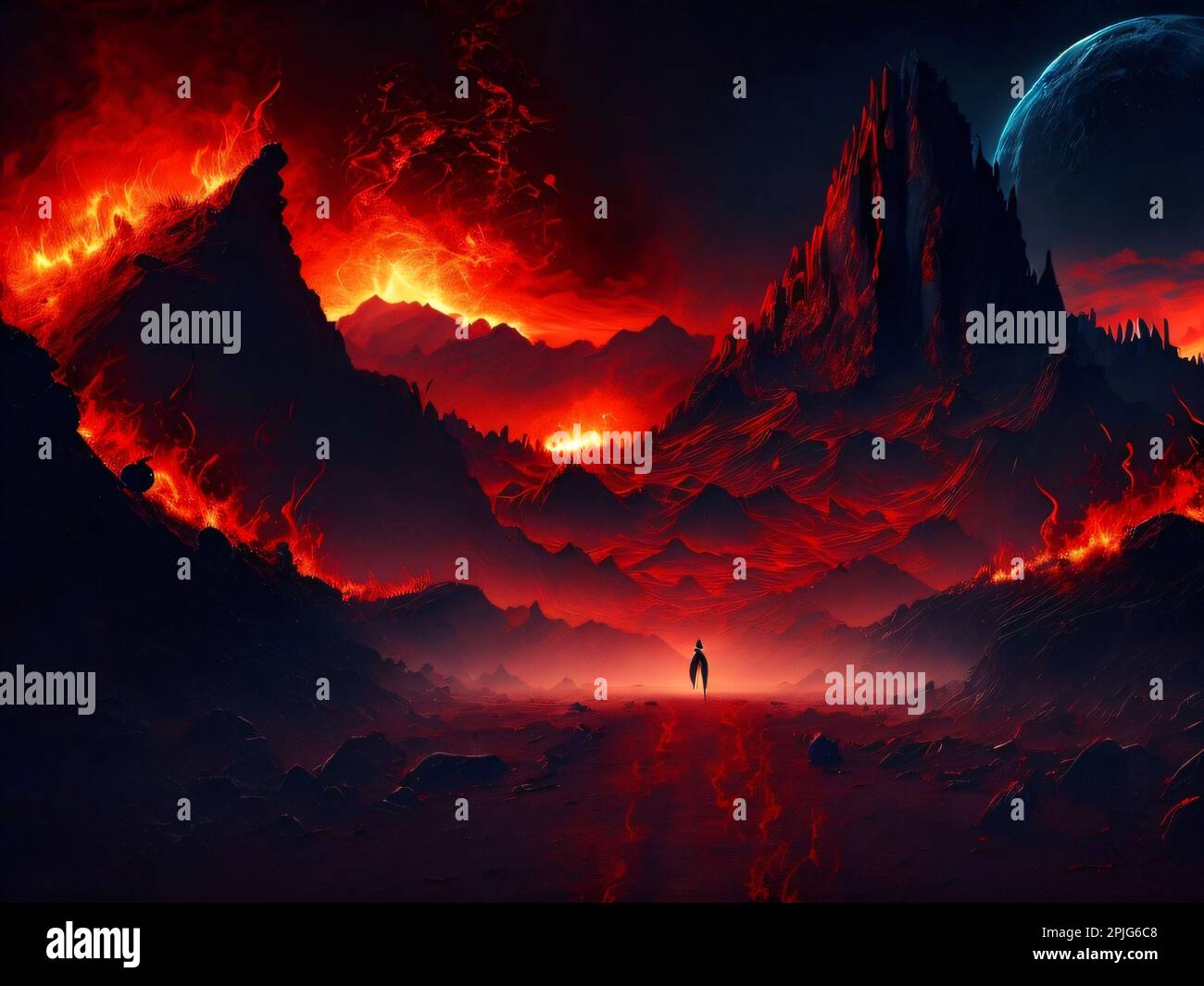 Dark fantasy illustration hi-res stock photography and images - Alamy