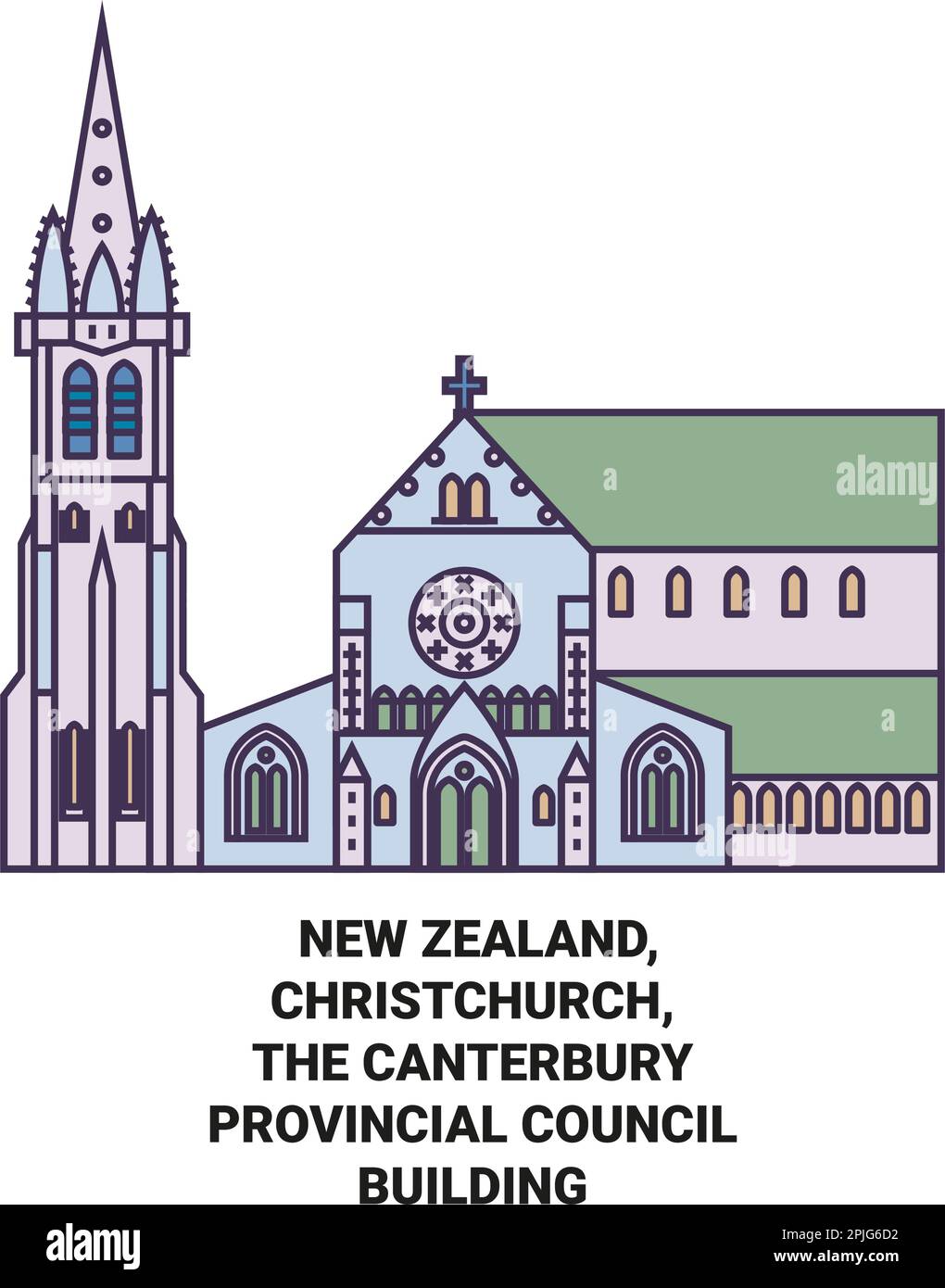 New Zealand, Christchurch, The Canterbury Provincial Council Building ...