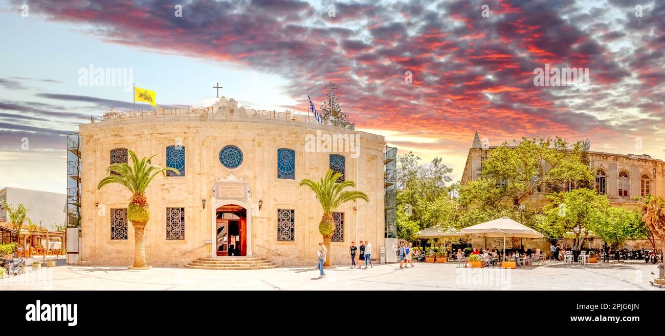 Old city of Heraklion, Crete, Greece Stock Photo - Alamy