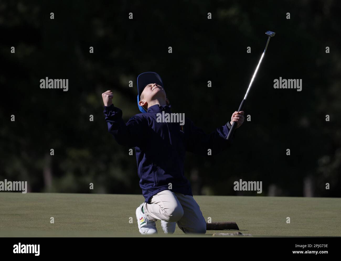 Augusta, United States. 02nd Apr, 2023. Jacob Eagan of the boys age 7-9 ...