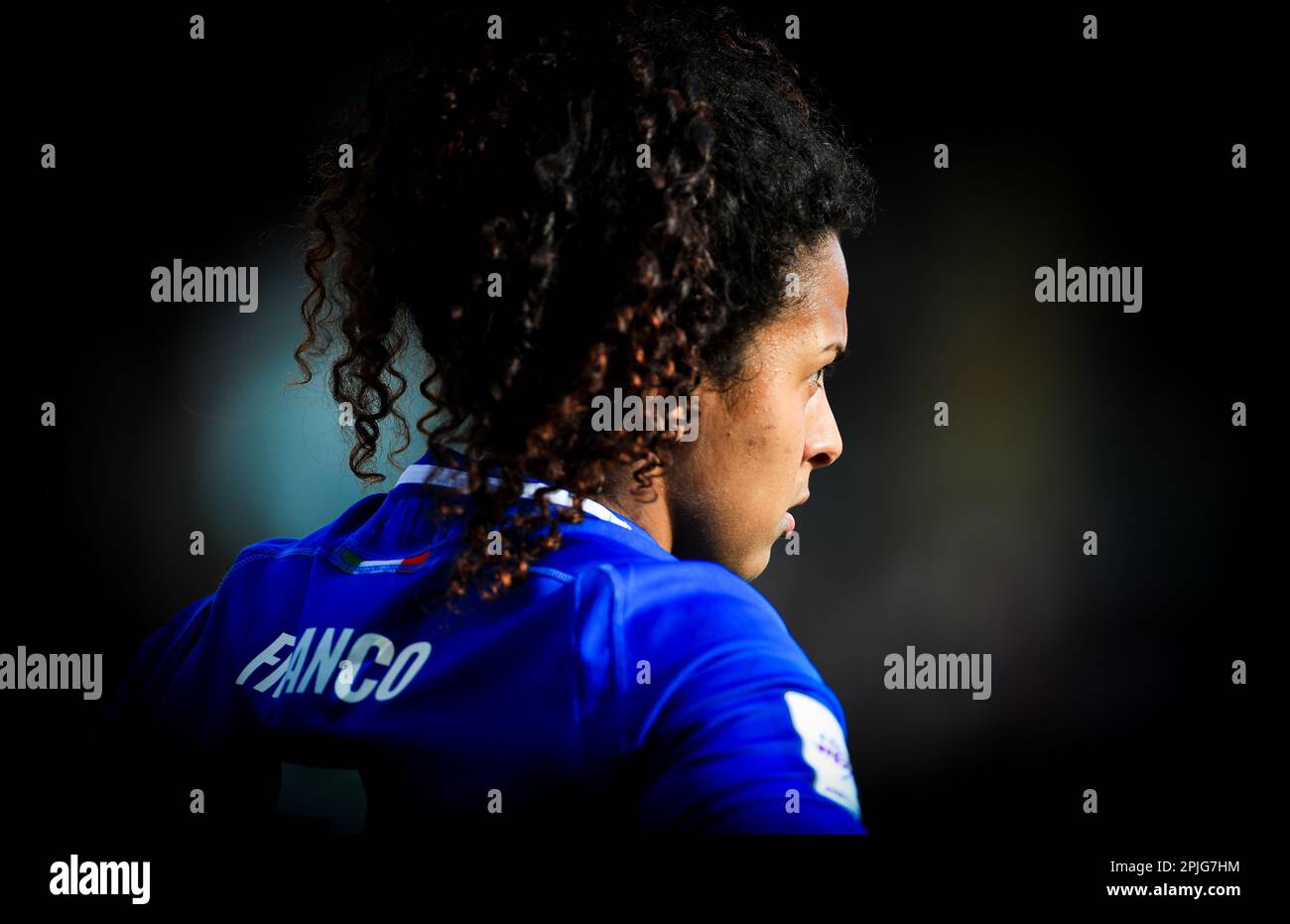 Italy’s Giana Franco looks on during the TikTok Women's Six Nations ...
