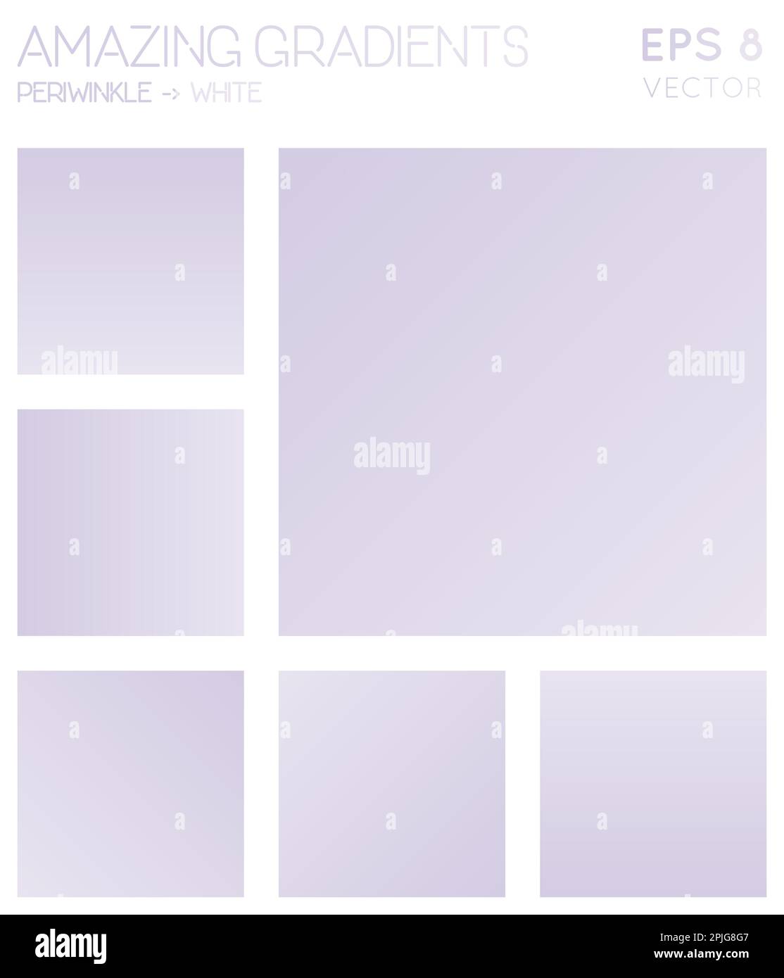 Colorful gradients in periwinkle and white color tones. Adorable ...