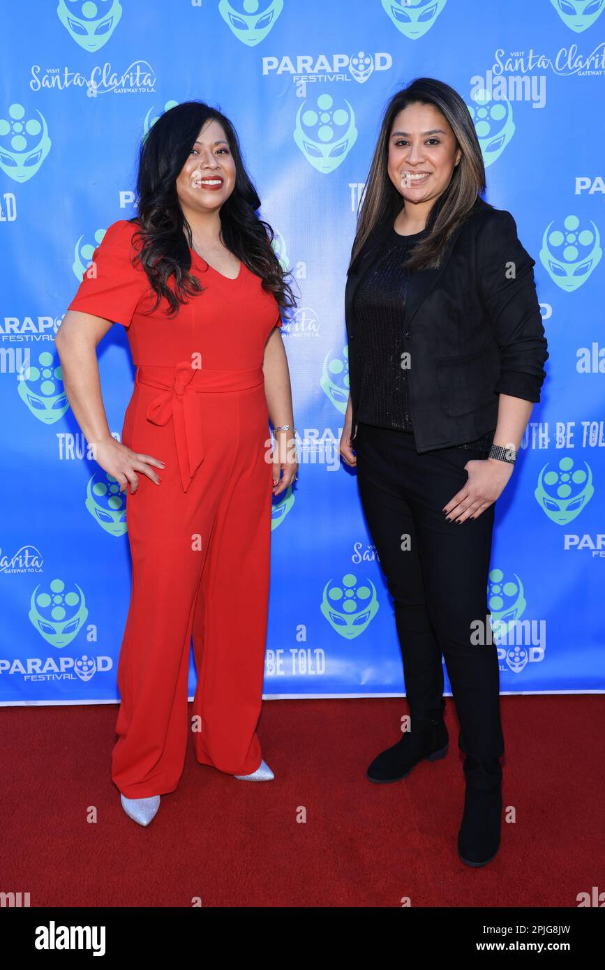 Santa Clarita, California, USA. 1st April, 2023. Vanessa Iles and Lili ... Santa Clarita, California, USA. 1st April, 2023. Vanessa Iles and Lili ...