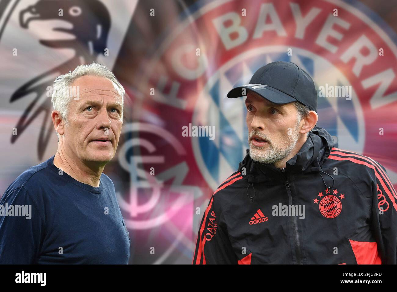 Munich, Deutschland. 02nd Apr, 2023. Preview of the DFB cup game ...