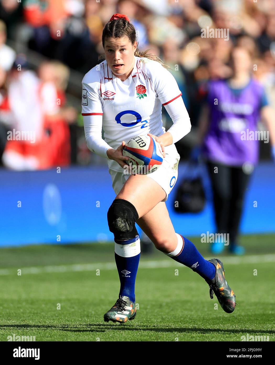 England’s Jessica Breach in action during the TikTok Women's Six ...