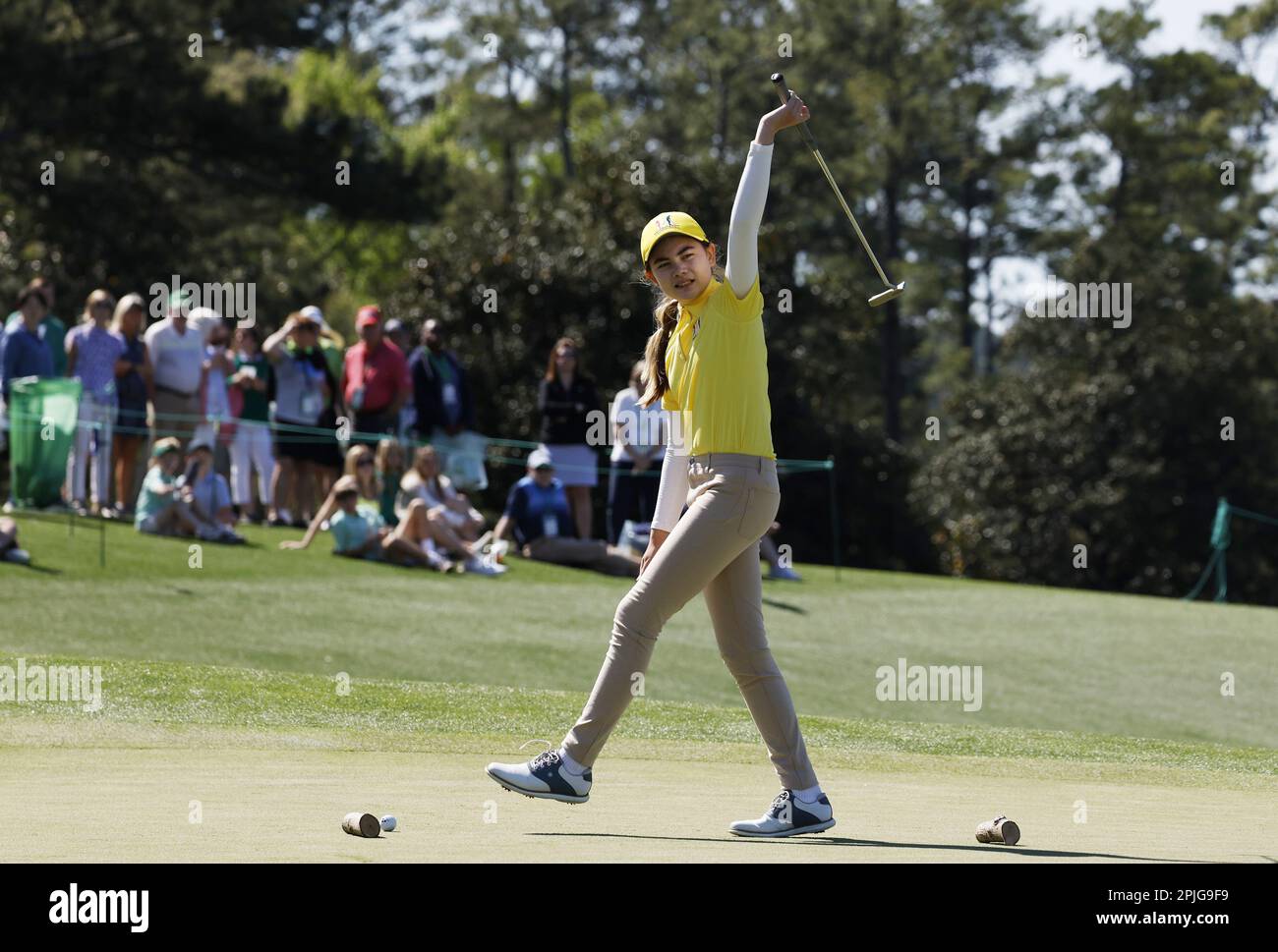 Augusta, United States. 02nd Apr, 2023. Hana McGarry of the girls 10-11 ...