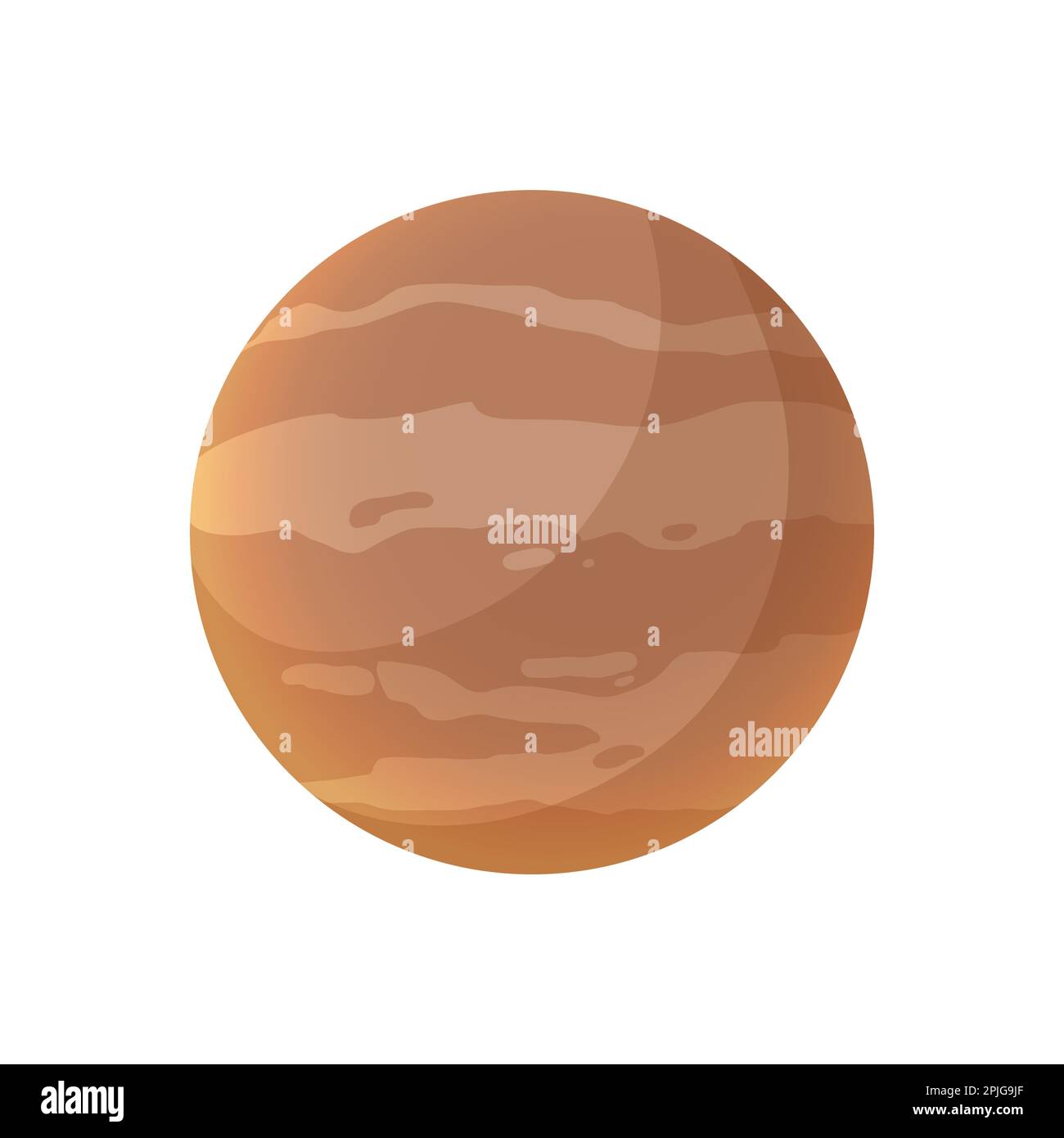 Venus planet. Collection Planets of solar system Stock Vector Image ...