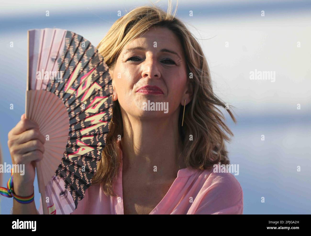 Madrid, Spain. 08th July, 2022. The vicepresident second and Labor ...