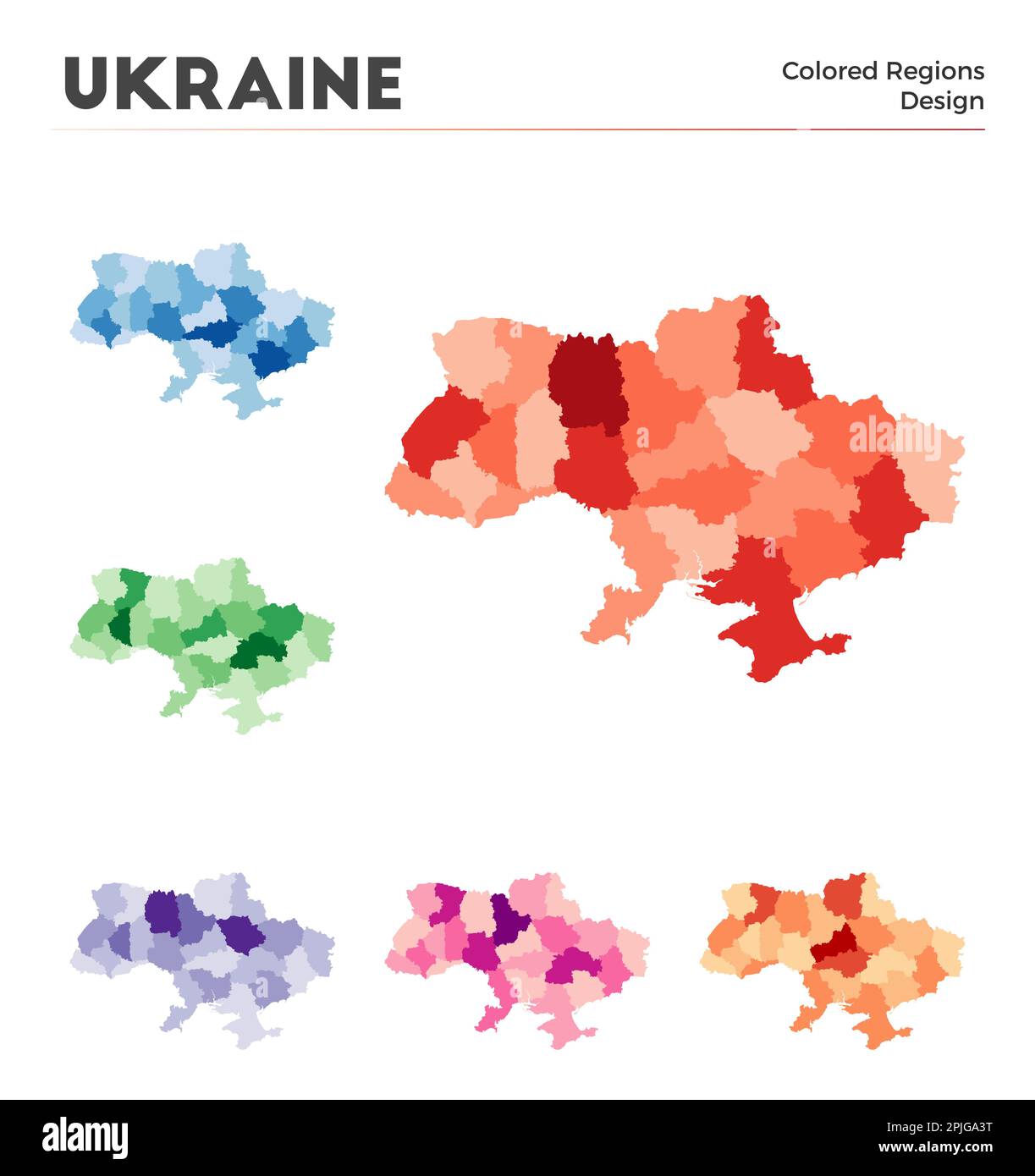 Ukraine map collection. Borders of Ukraine for your infographic ...