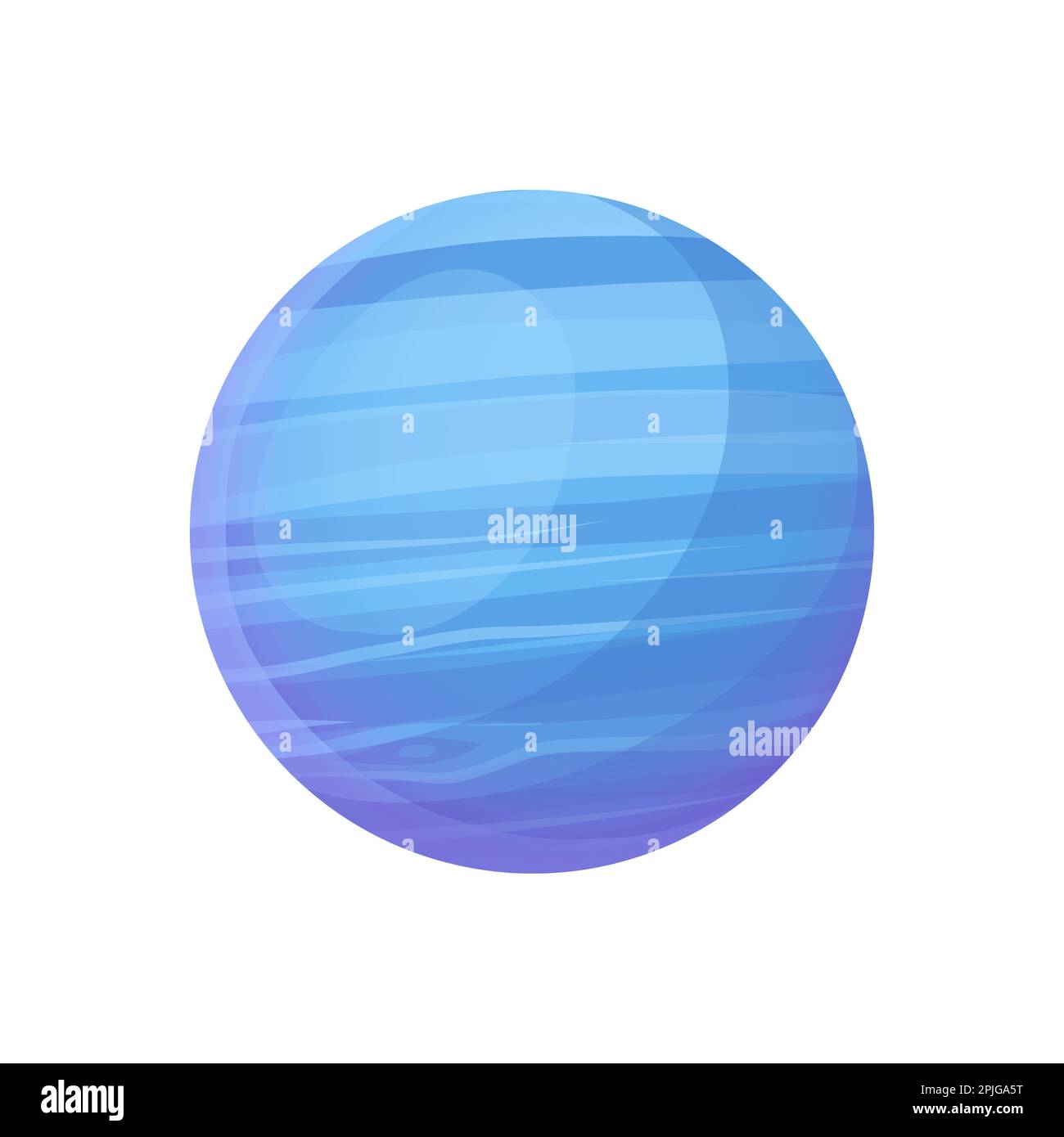 Neptune blue planet. Planet of solar system Stock Vector Image & Art ...