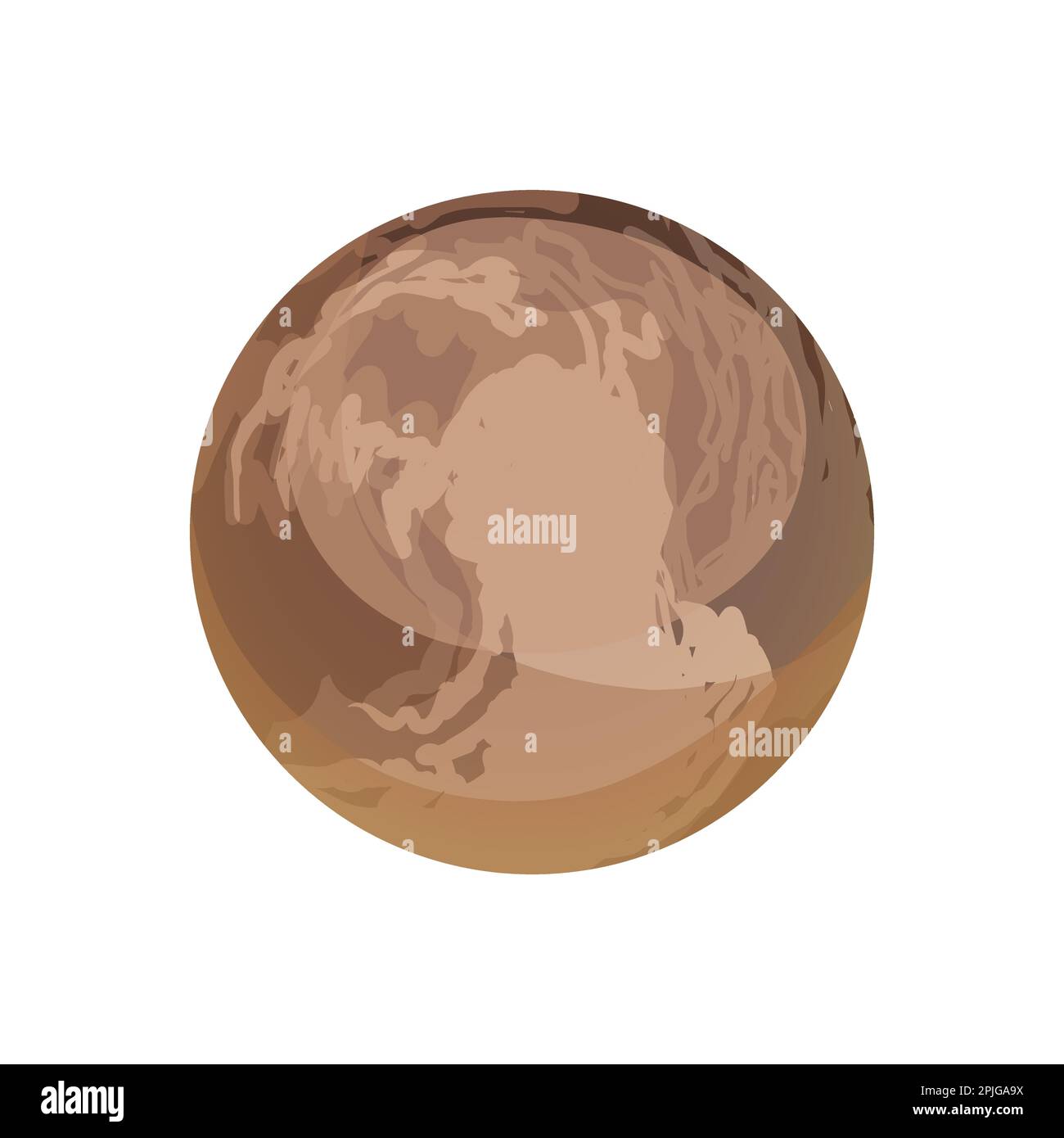Dwarf planet Pluto, Cartoon style illustration Stock Vector Image & Art - Alamy