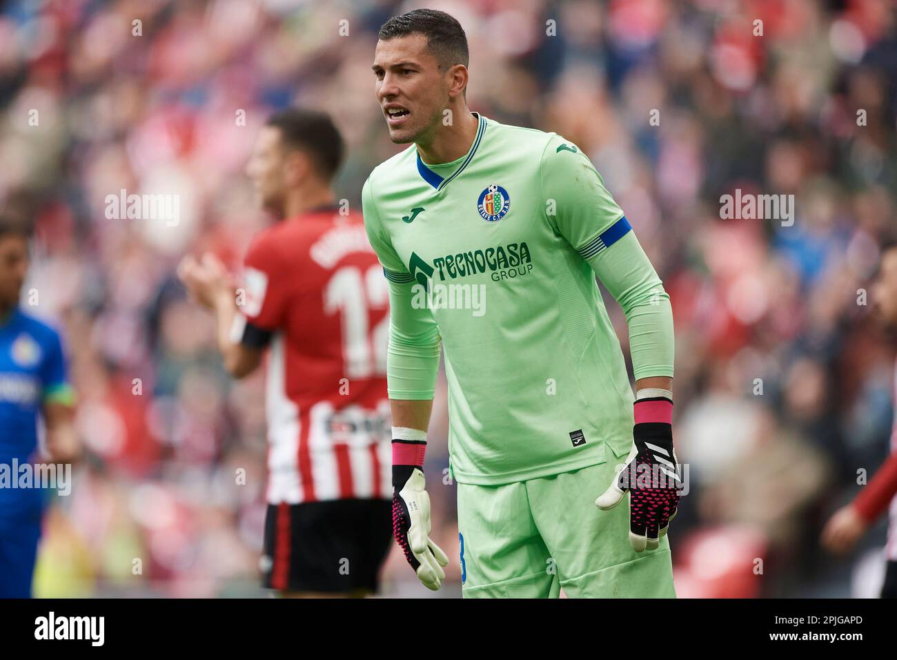 David Soria of Getafe CF during the La Liga Santander match between ...