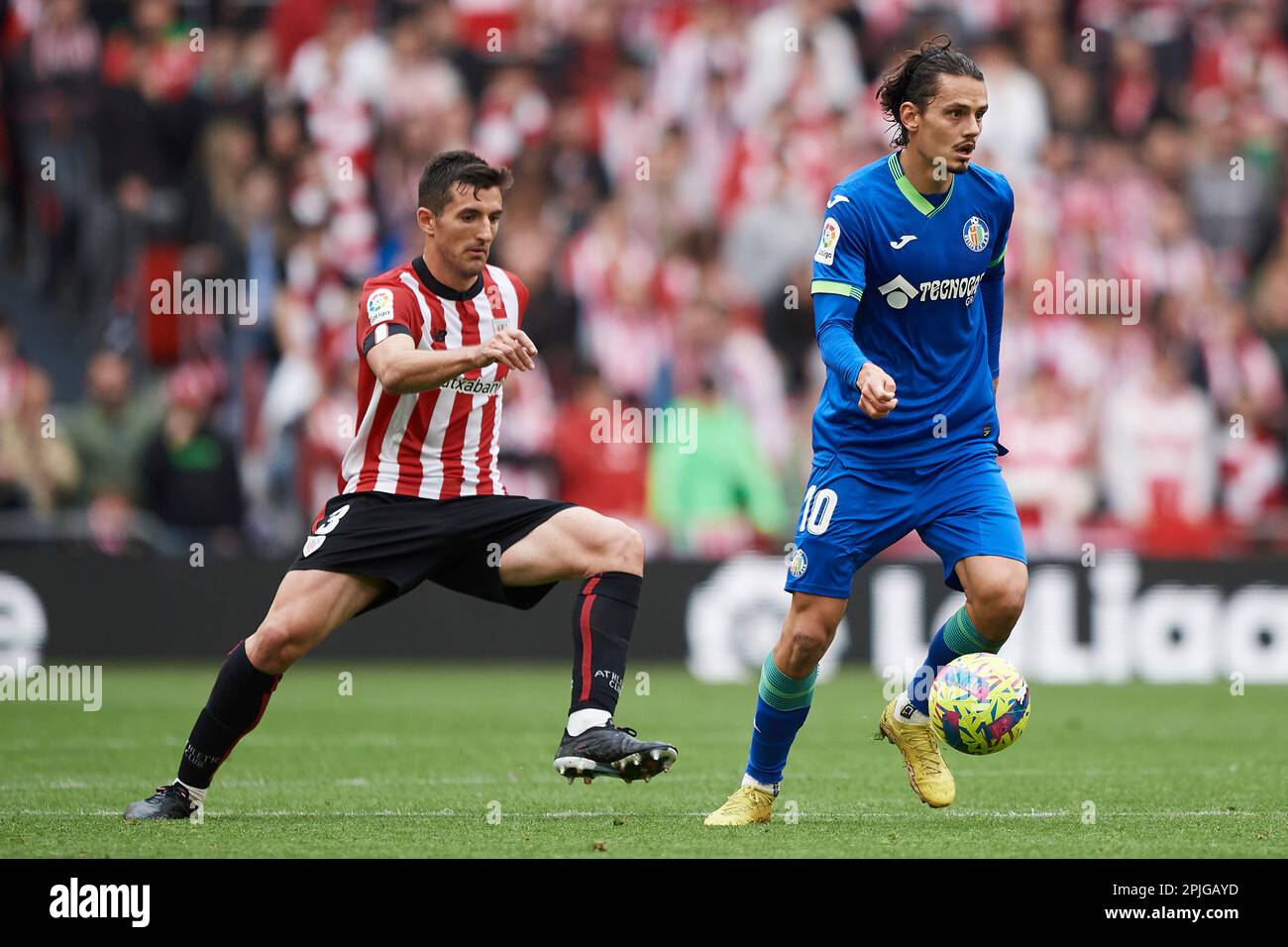 Enes Unal of Getafe CF during the La Liga Santander match between ...