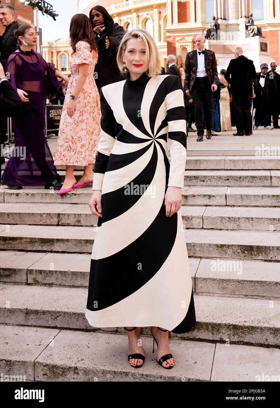 Sian Brooke attending the Olivier Awards at the Royal Albert Hall ...