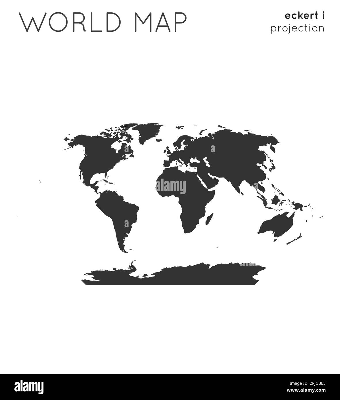 Eckert projection Cut Out Stock Images & Pictures - Alamy