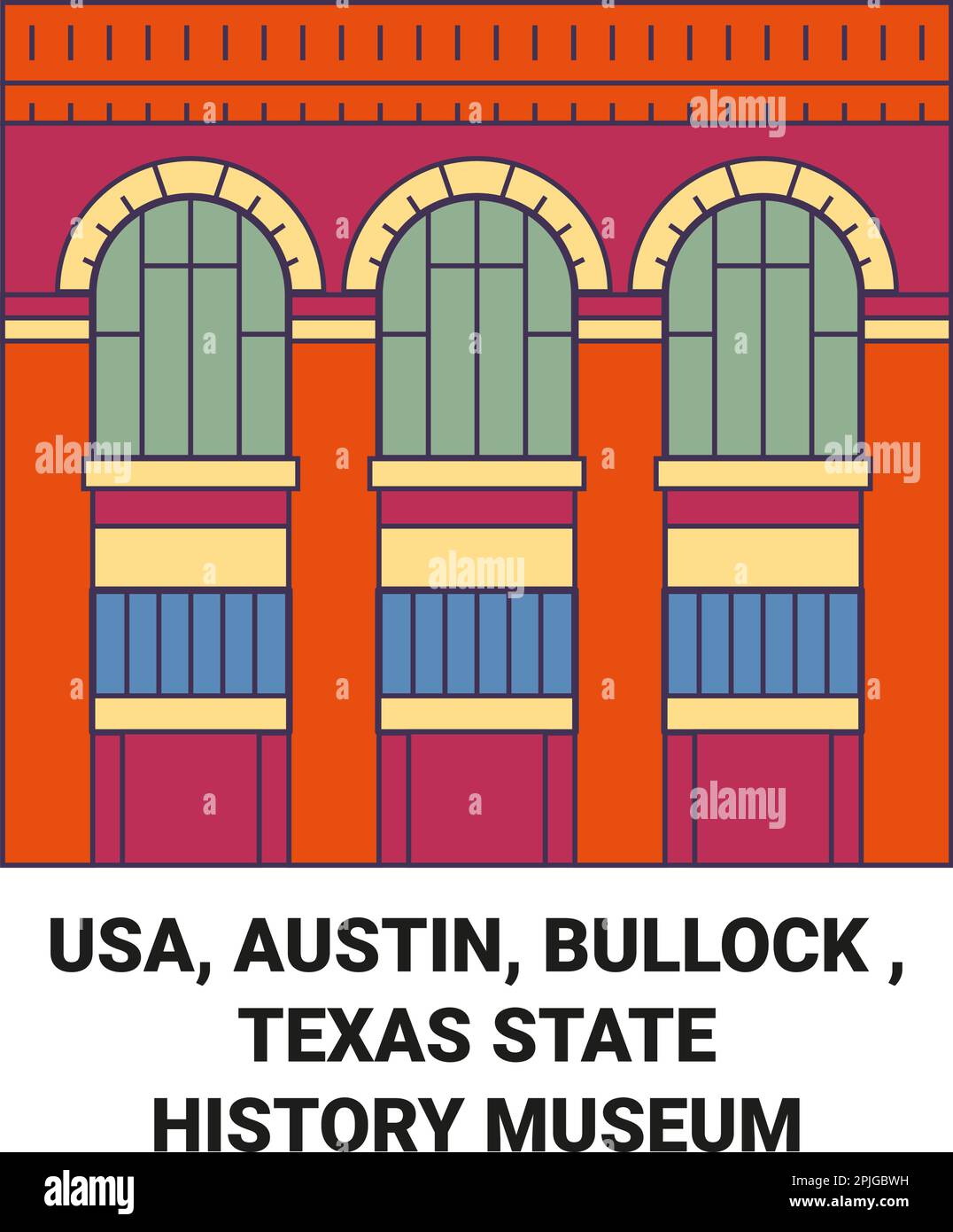 Usa, Austin, Bullock , Texas State History Museum travel landmark ...