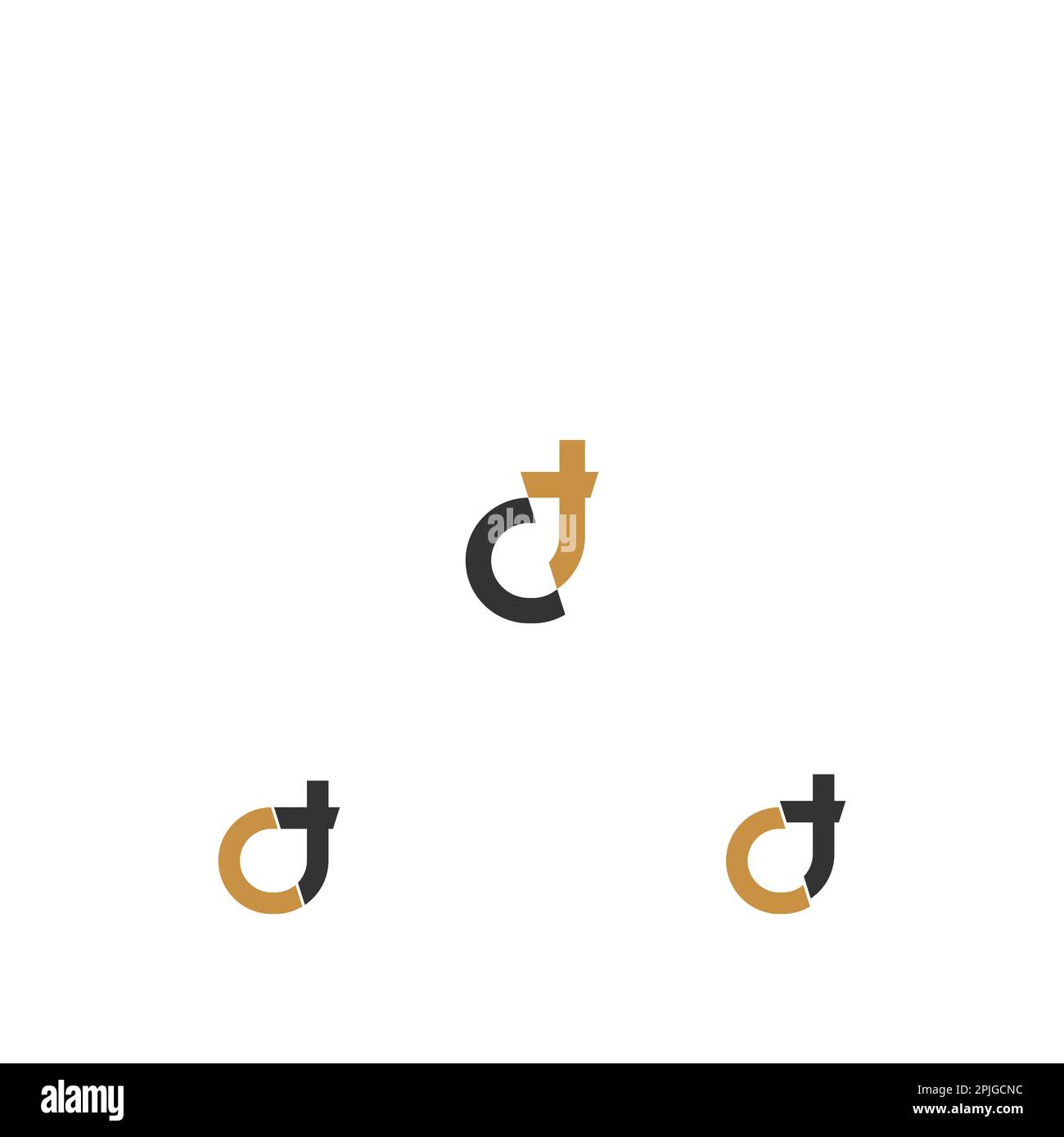 Alphabet Initials logo CT, TC, C and T Stock Vector Image & Art - Alamy