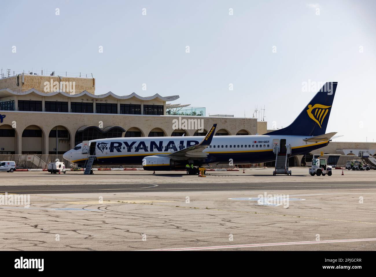 Malta International Airport, Malta. 28th Mar, 2023. A Ryanair Boeing ...