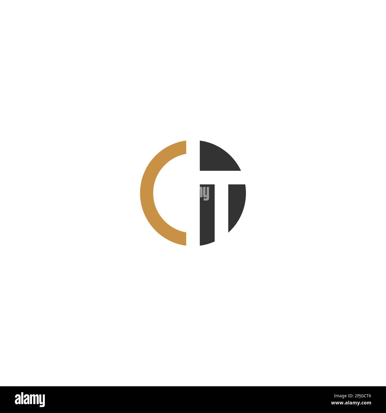 Alphabet Initials logo CT, TC, C and T Stock Vector Image & Art - Alamy