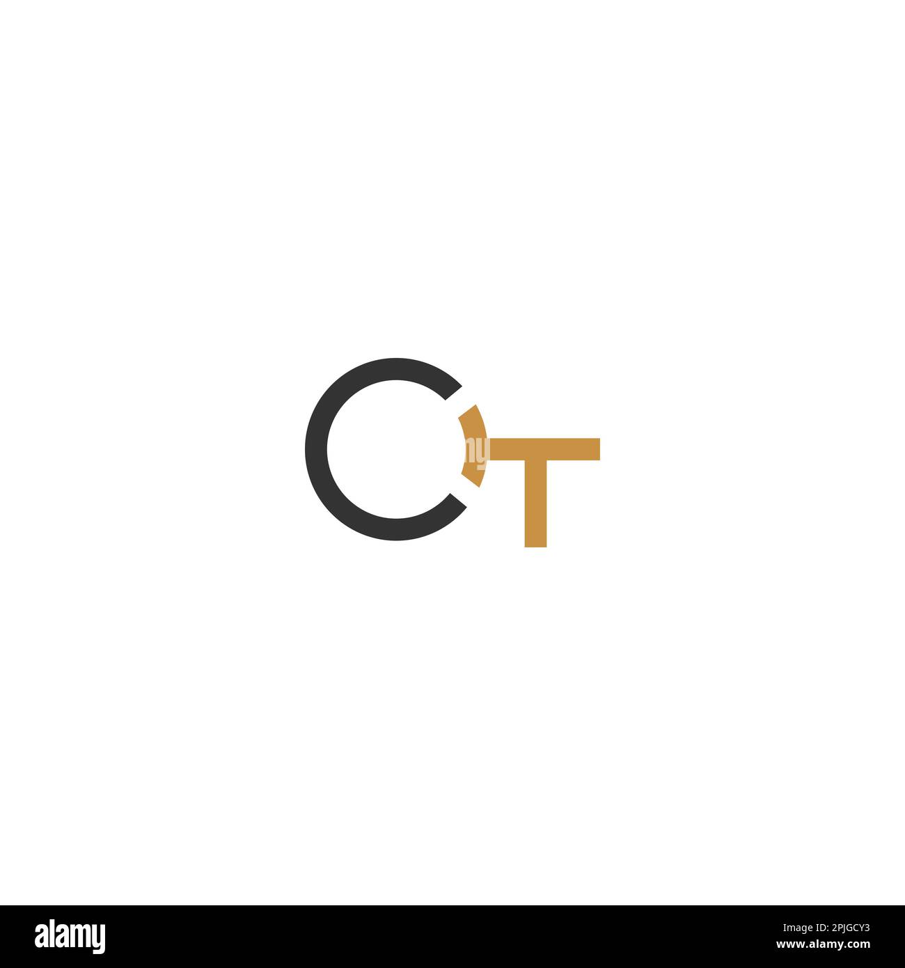 Alphabet Initials logo CT, TC, C and T Stock Vector Image & Art - Alamy
