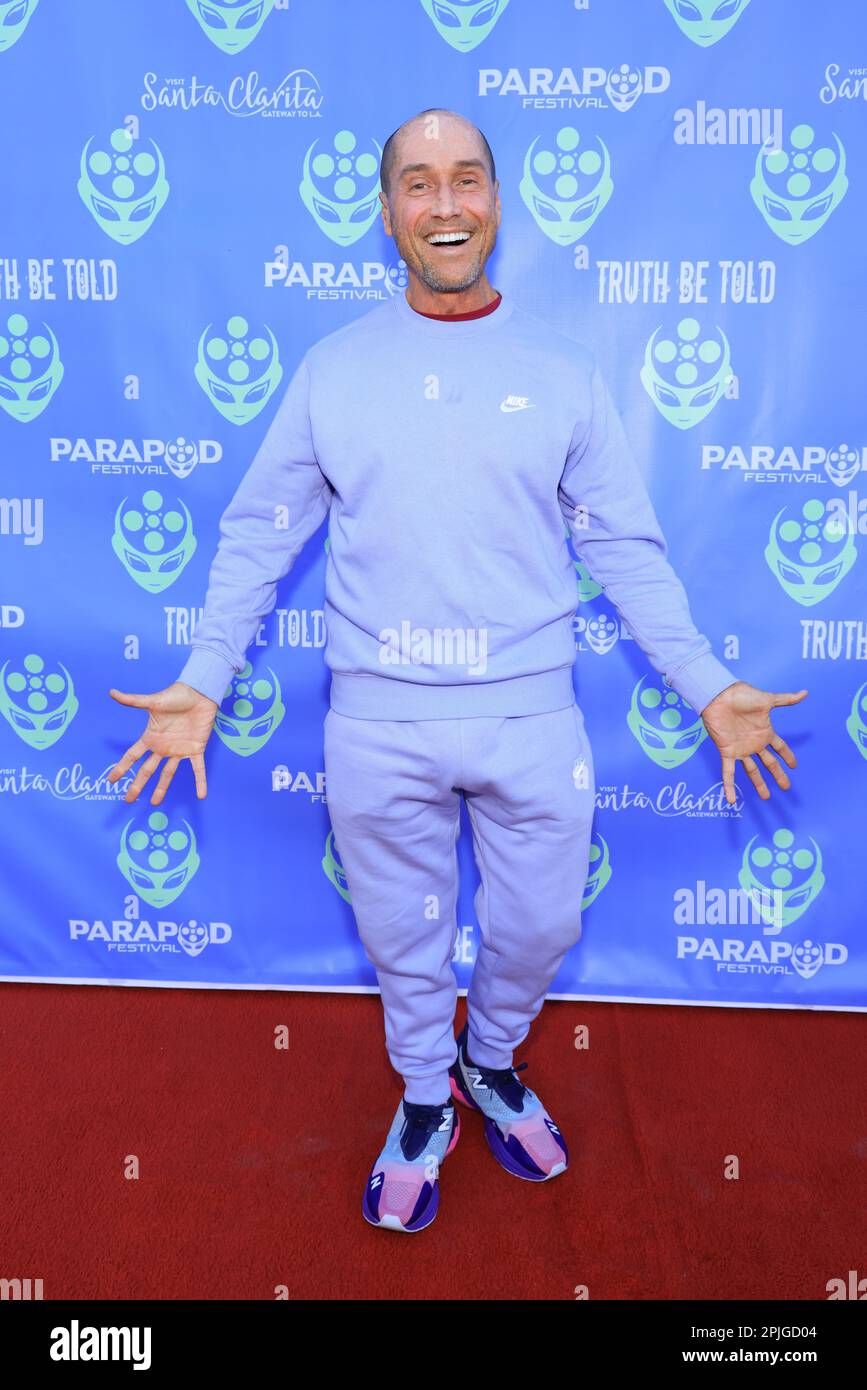 Santa Clarita, California, USA. 1st April, 2023. Alan Pratt attending the Inaugural Parapod ...