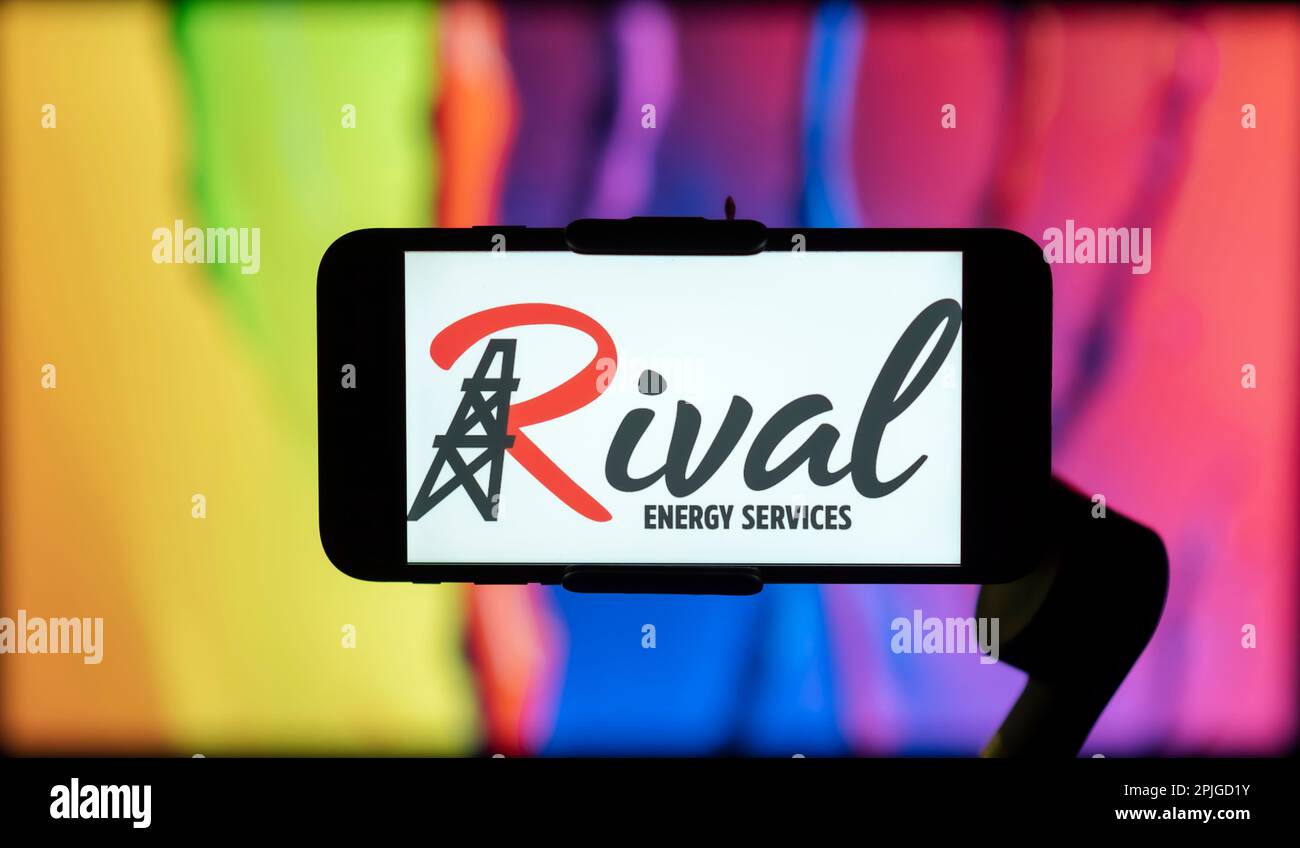 India. 2nd Apr, 2023. In this photo illustration, the Rival Energy ...