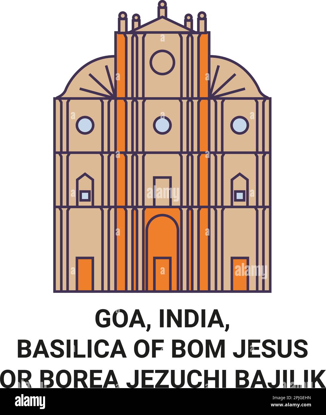 India, Goa, Basilica Of Bom Jesus Or Borea Jezuchi Bajilik travel ...