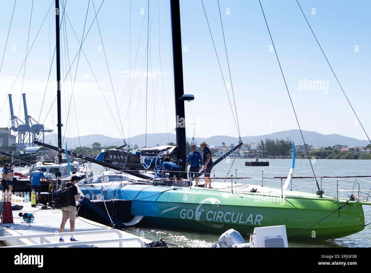 ITAJAÍ, SC - 02.04.2023: THE OCEAN RACE LEG 3 CAPE TOWN ITAJAÍ - The Ocean Race, 3rd leg Cape ...
