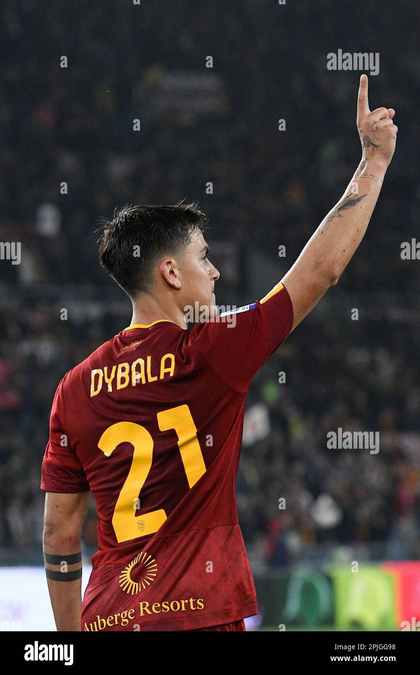 Stadio Olimpico, Rome, Italy. 2nd Apr, 2023. Serie A Football; Roma ...