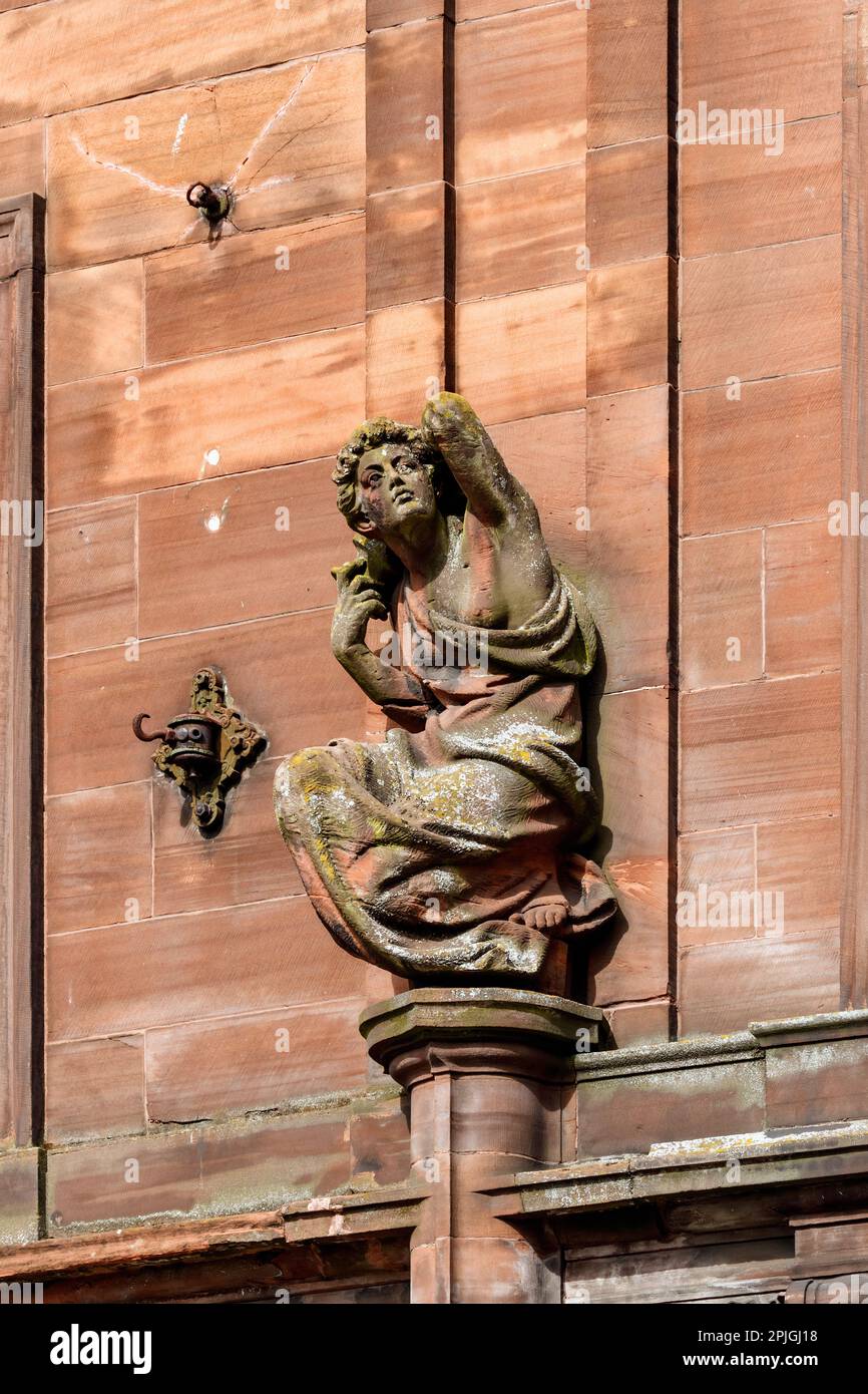 Lockdown message from St George's Mansions Stock Photo - Alamy