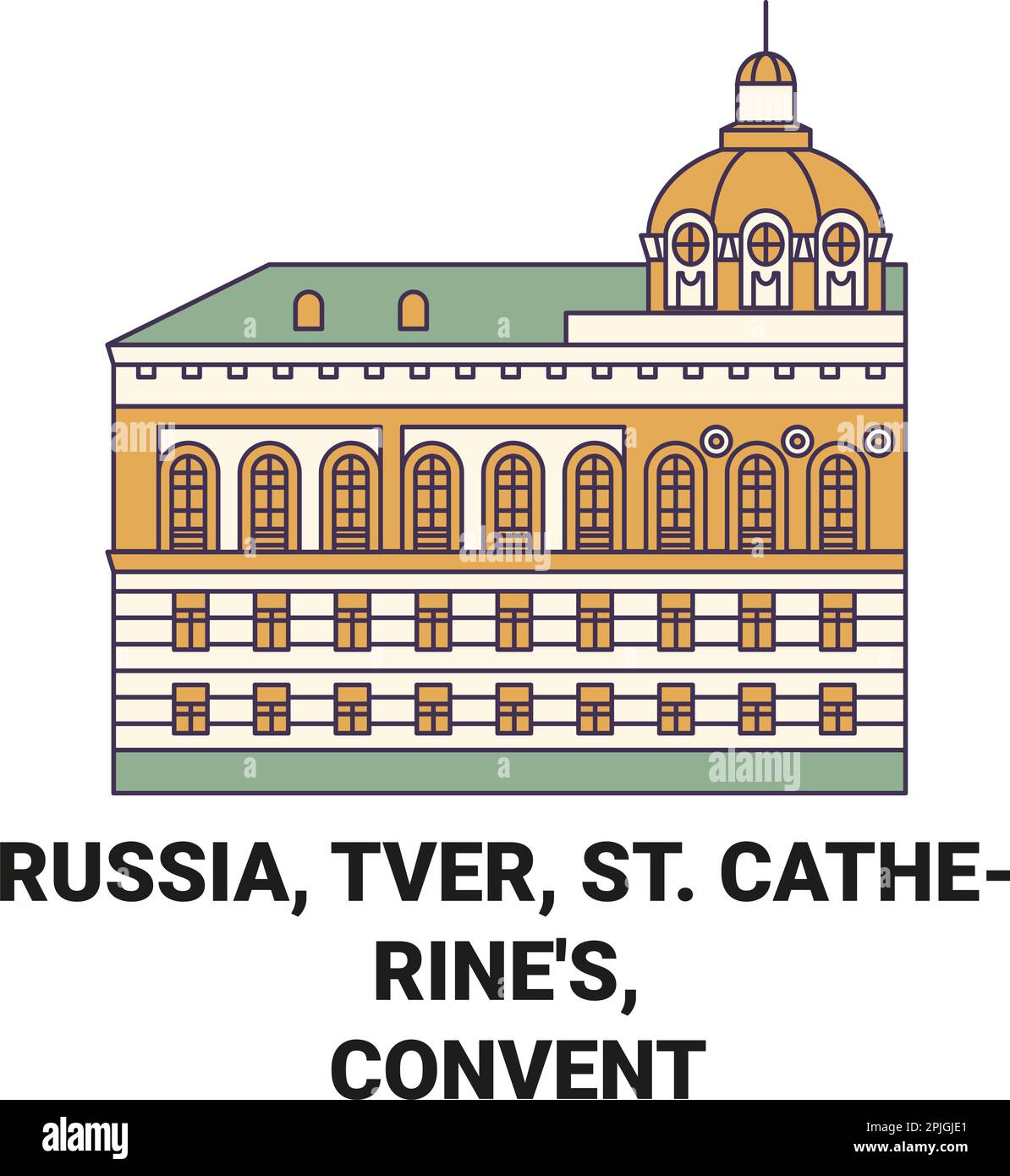 St catherines chapel Stock Vector Images - Alamy