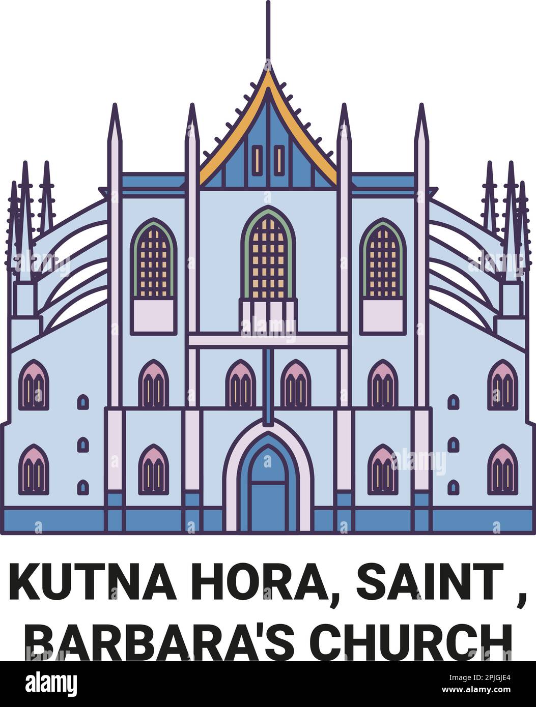 Czech Republic, Kutna Hora, Saint , Barbara's Church travel landmark ...