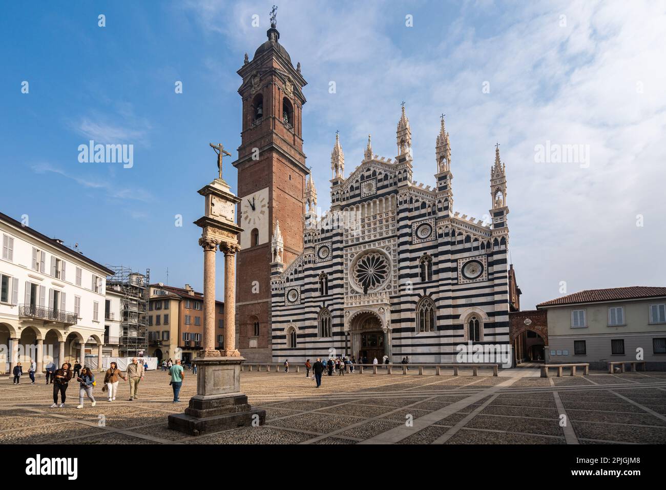 Monza, Italy, Sept. 2022. View of Monza Cathedral, a masterpiece of ...