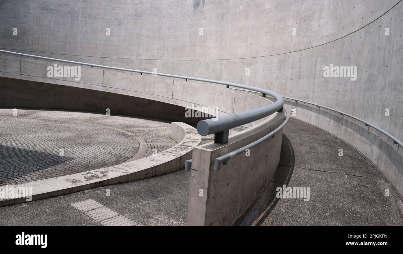 Osaka Prefectural Sayamaike Museum by Tadao Ando: Water and Architecture Stock Photo - Alamy