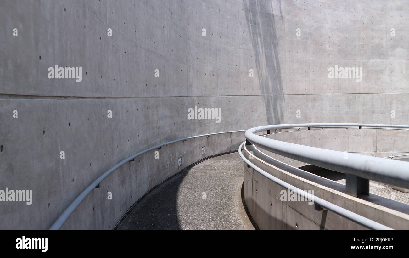 Osaka Prefectural Sayamaike Museum by Tadao Ando: Water and Architecture Stock Photo - Alamy