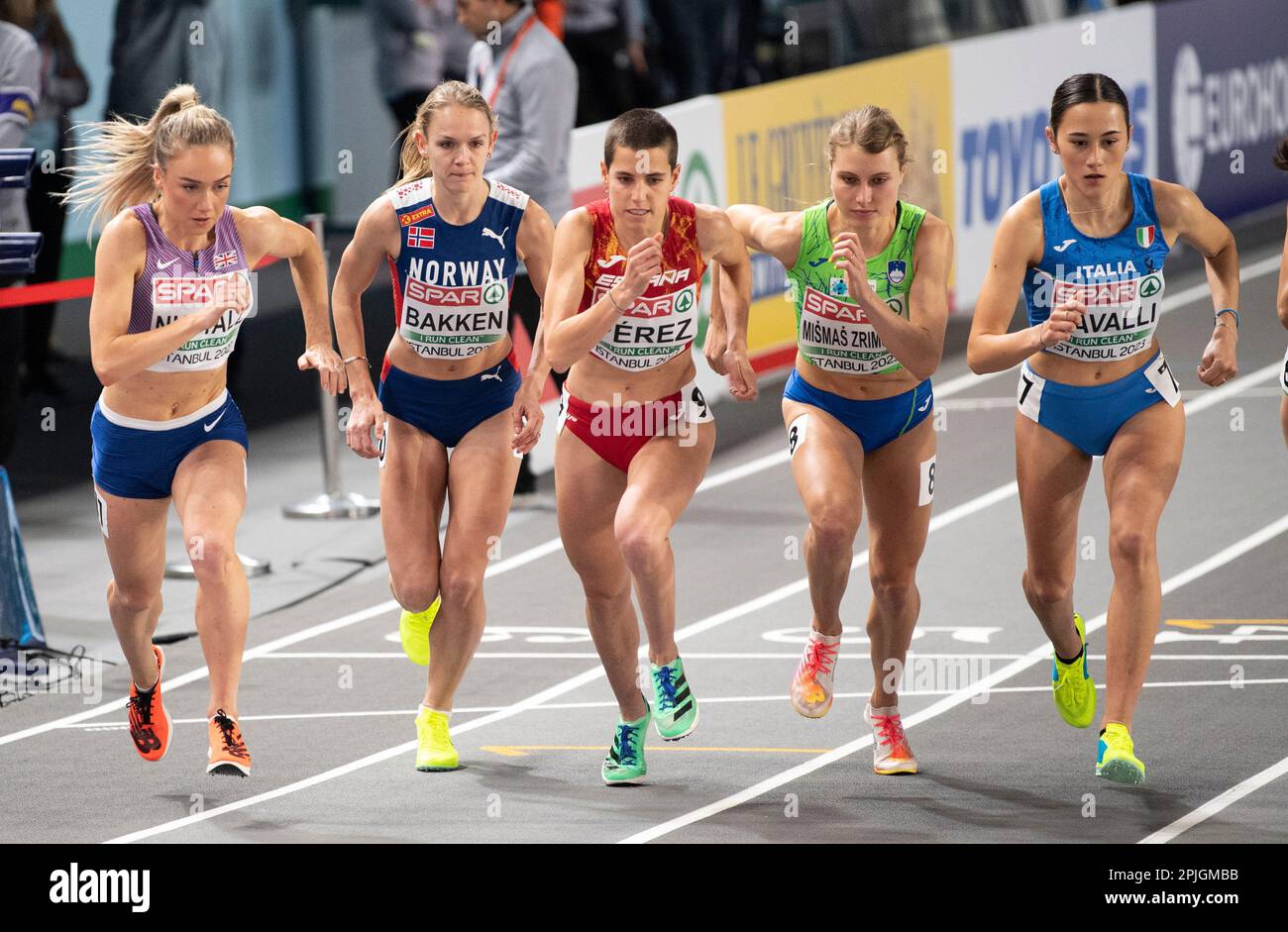 Hannah Nuttall of Great Britain & NI competing in the women’s 3000m ...