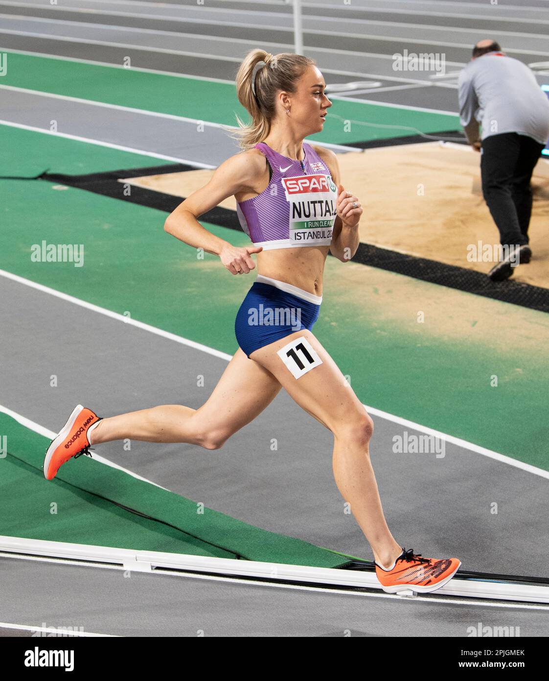 Hannah Nuttall of Great Britain & NI competing in the women’s 3000m ...