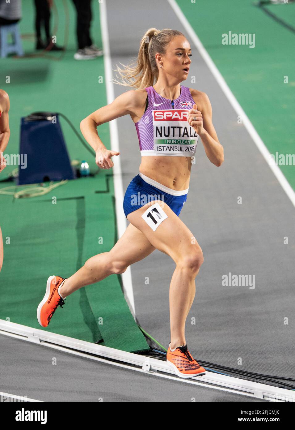 Hannah Nuttall of Great Britain & NI competing in the women’s 3000m ...