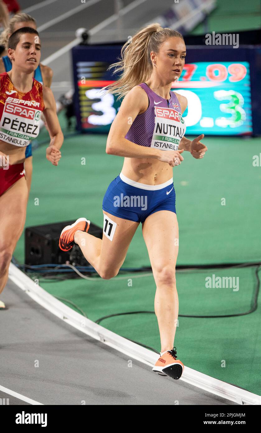 Hannah Nuttall of Great Britain & NI competing in the women’s 3000m ...