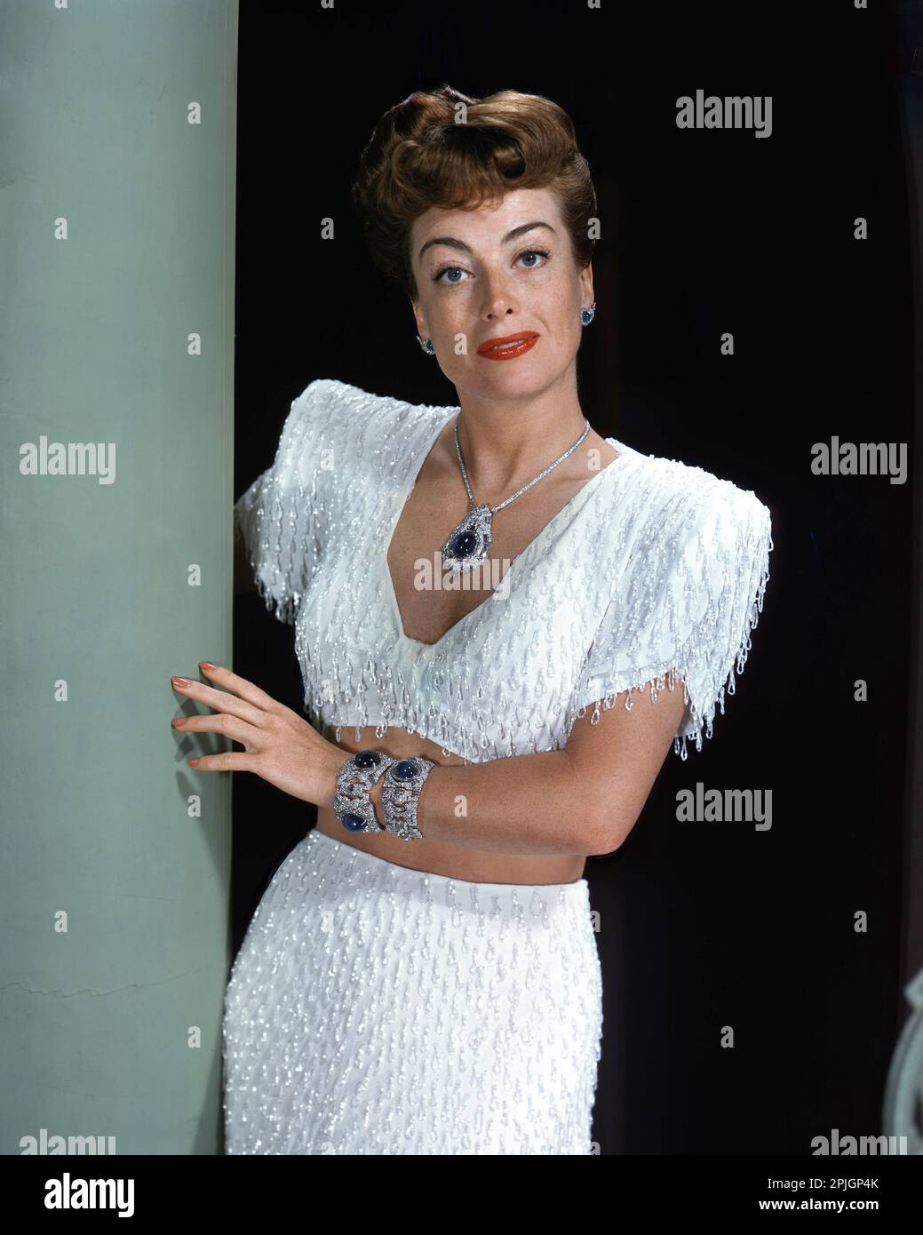 JOAN CRAWFORD Colour Portrait in MILDRED PIERCE 1945 director MICHAEL ...