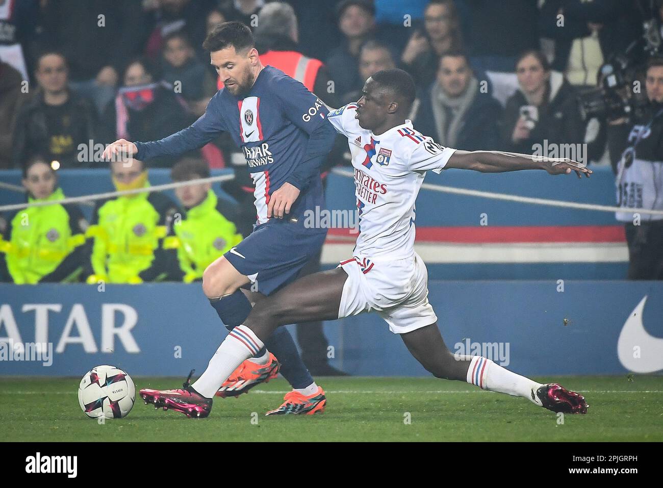 Paris, France, France. 2nd Apr, 2023. Lionel (Leo) MESSI of PSG and ...