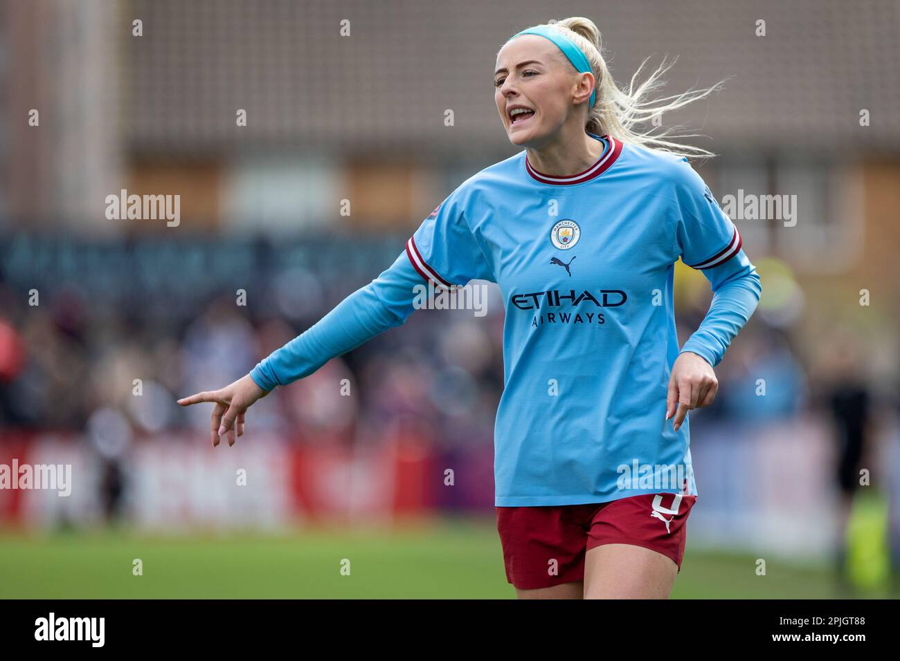 2 April 2023. Chloe Kelly. Barclays Women's Super League game between ...