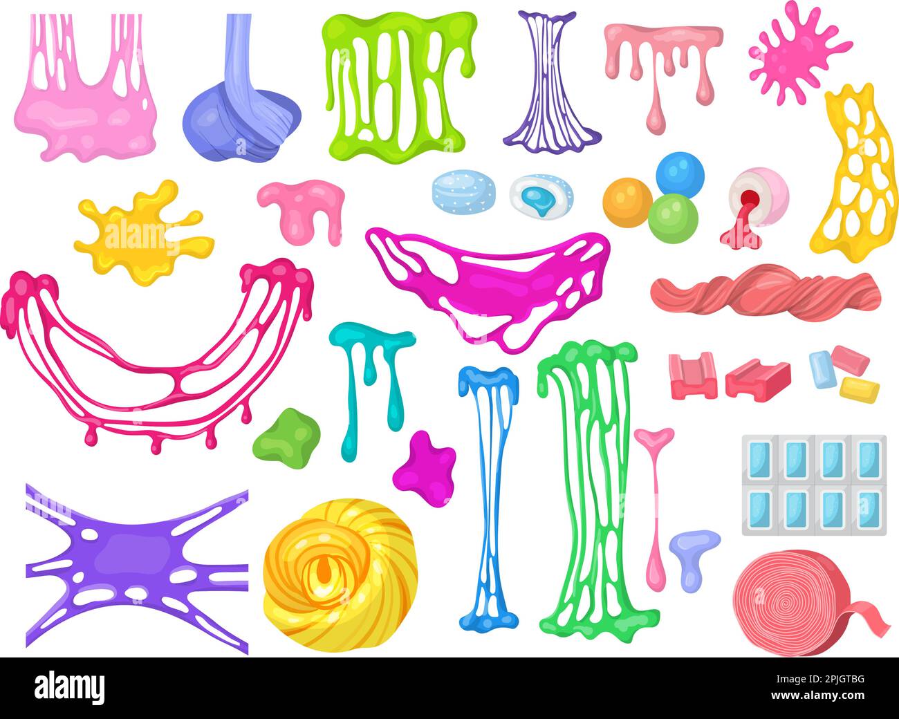 Bubble Gum Bursting Clip Art Bubble Gum Splat Stock Illustrations