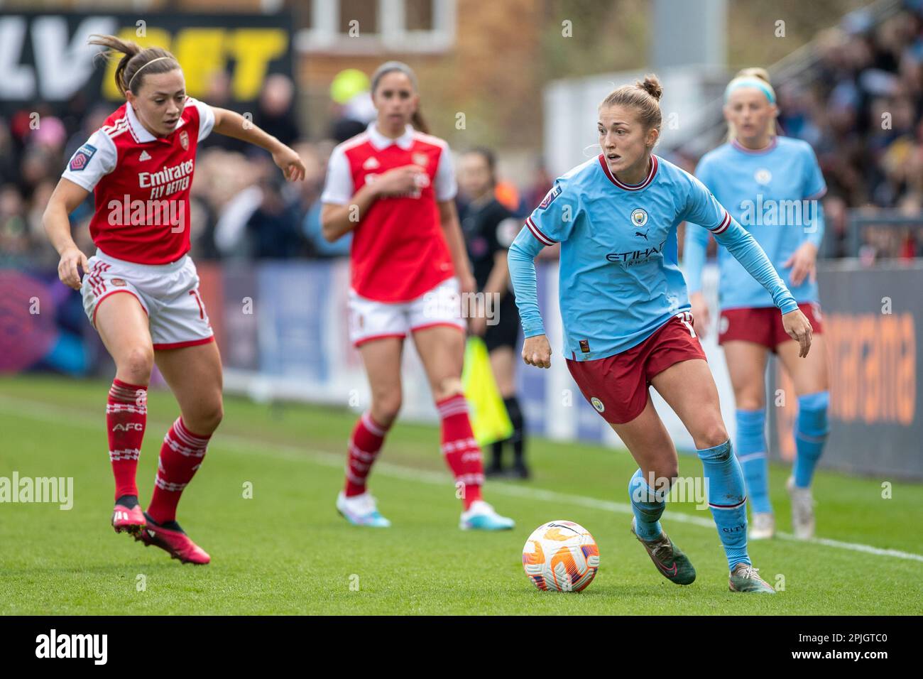 2 April 2023. Filippa Angeldahl. Barclays Women's Super League game ...