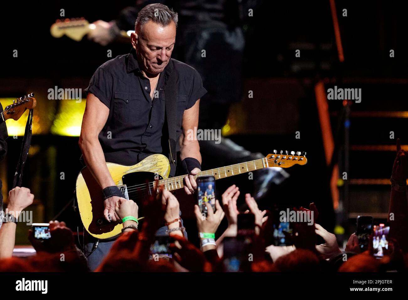 Bruce Springsteen and the E Street Band perform on Saturday, April 1 ...
