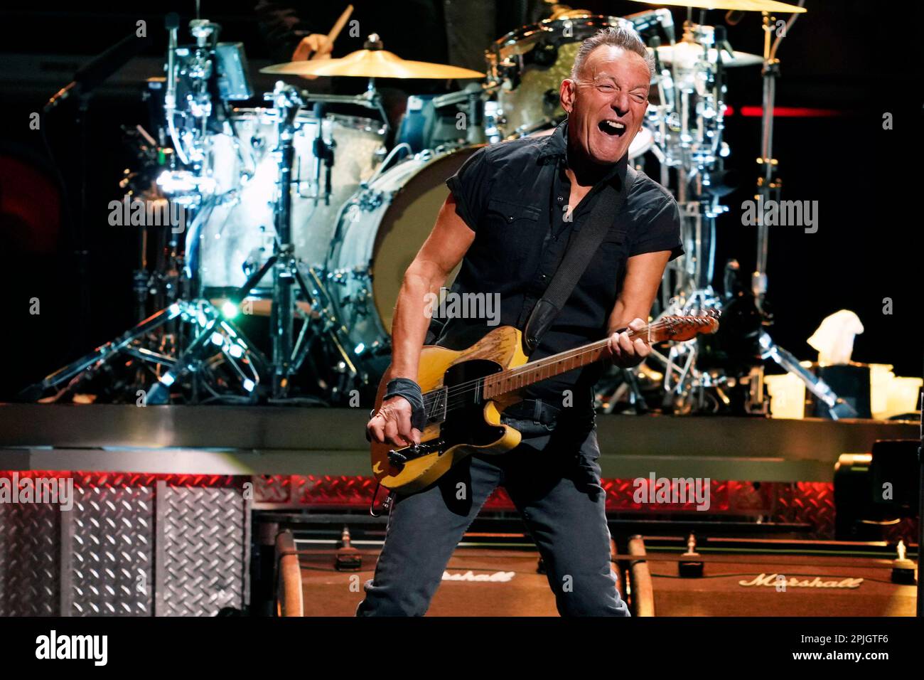 Bruce Springsteen and the E Street Band perform on Saturday, April 1 ...