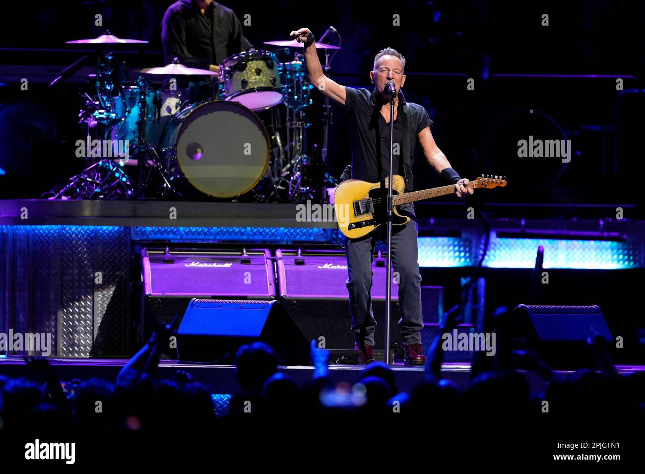 Bruce Springsteen and the E Street Band perform on Saturday, April 1 ...