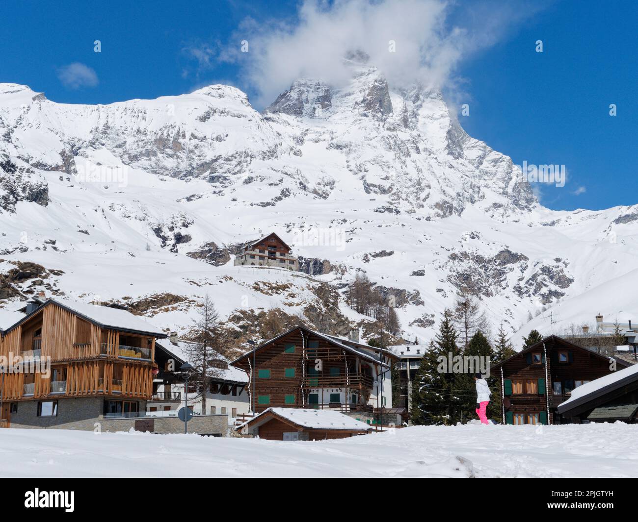 Traditional matterhorn mountain hi-res stock photography and images - Alamy