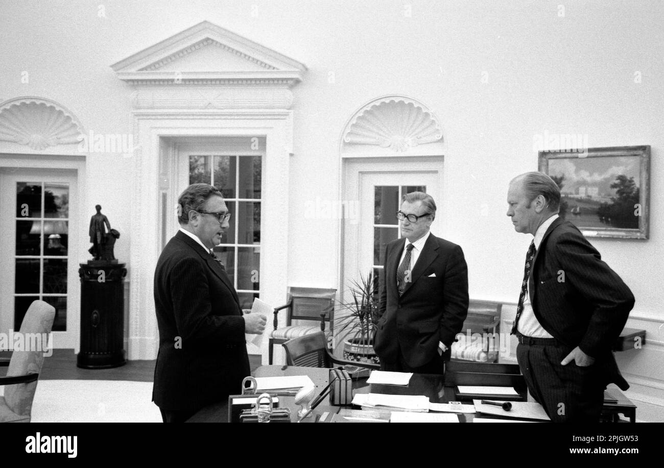 American President Gerald R. Ford during his presidency Stock Photo - Alamy